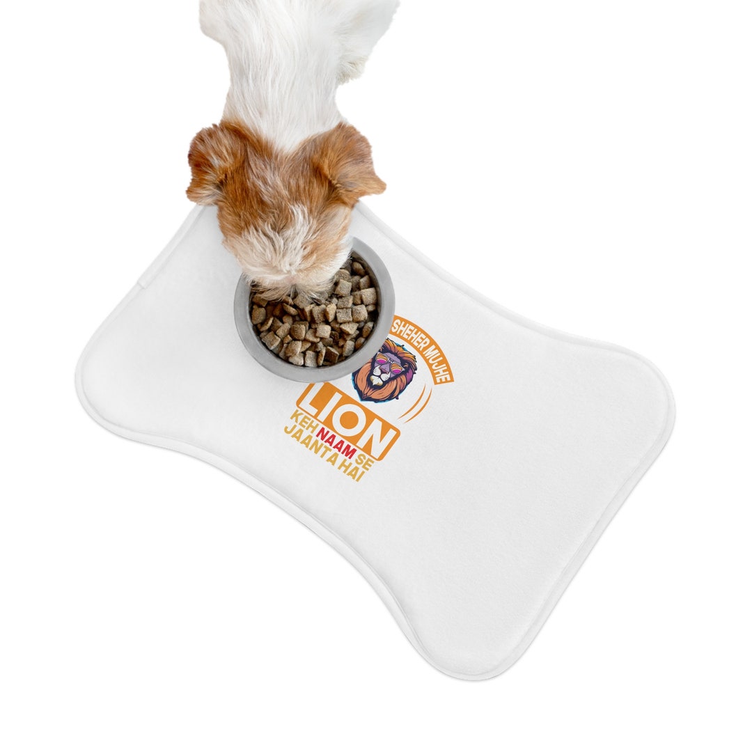 Pet Food Mat Sarah Sheher Mujhe Lion Ke Bollywood Hindi - Etsy Pet Food Mat Sarah Sheher Mujhe Lion Ke Bollywood Hindi - Etsy