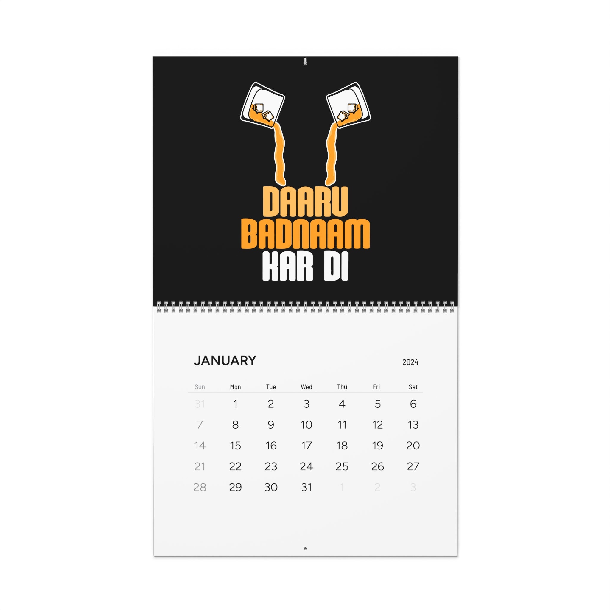 Desi 2024 Wall Calendars, South Asian Calendar, Indian Gift, South ...