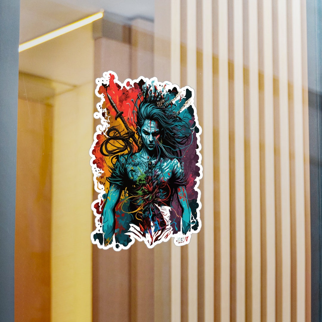 Hindu Religious Stickers, Indian Gods Decals for Laptop Car Phone ...