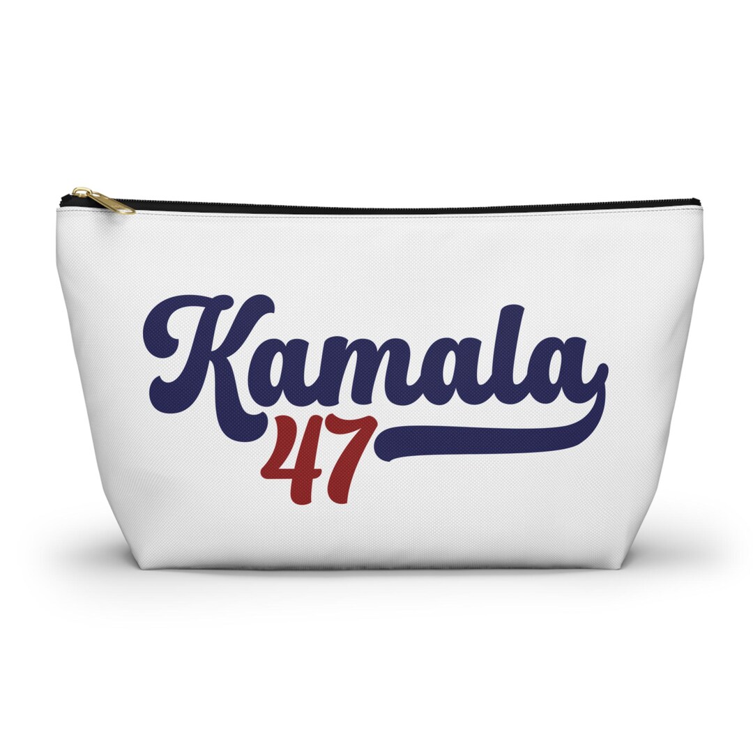 Kamala Harris Tim Walz 2024 Political Makeup Bag, Democrat Tote, Vote ...