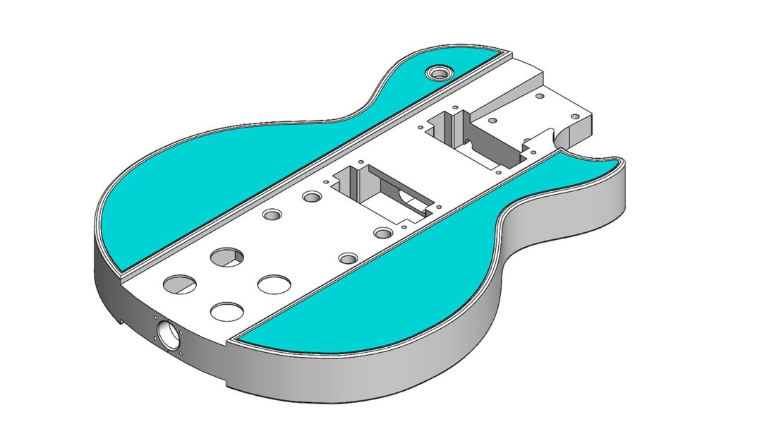 Functional Guitar STL Files, 3D Print, 3D Model, 3D Print Design RIVER ...