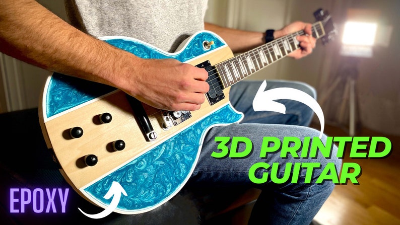 Functional Guitar STL Files, 3D Print, 3D Model, 3D Print Design FIRE ...