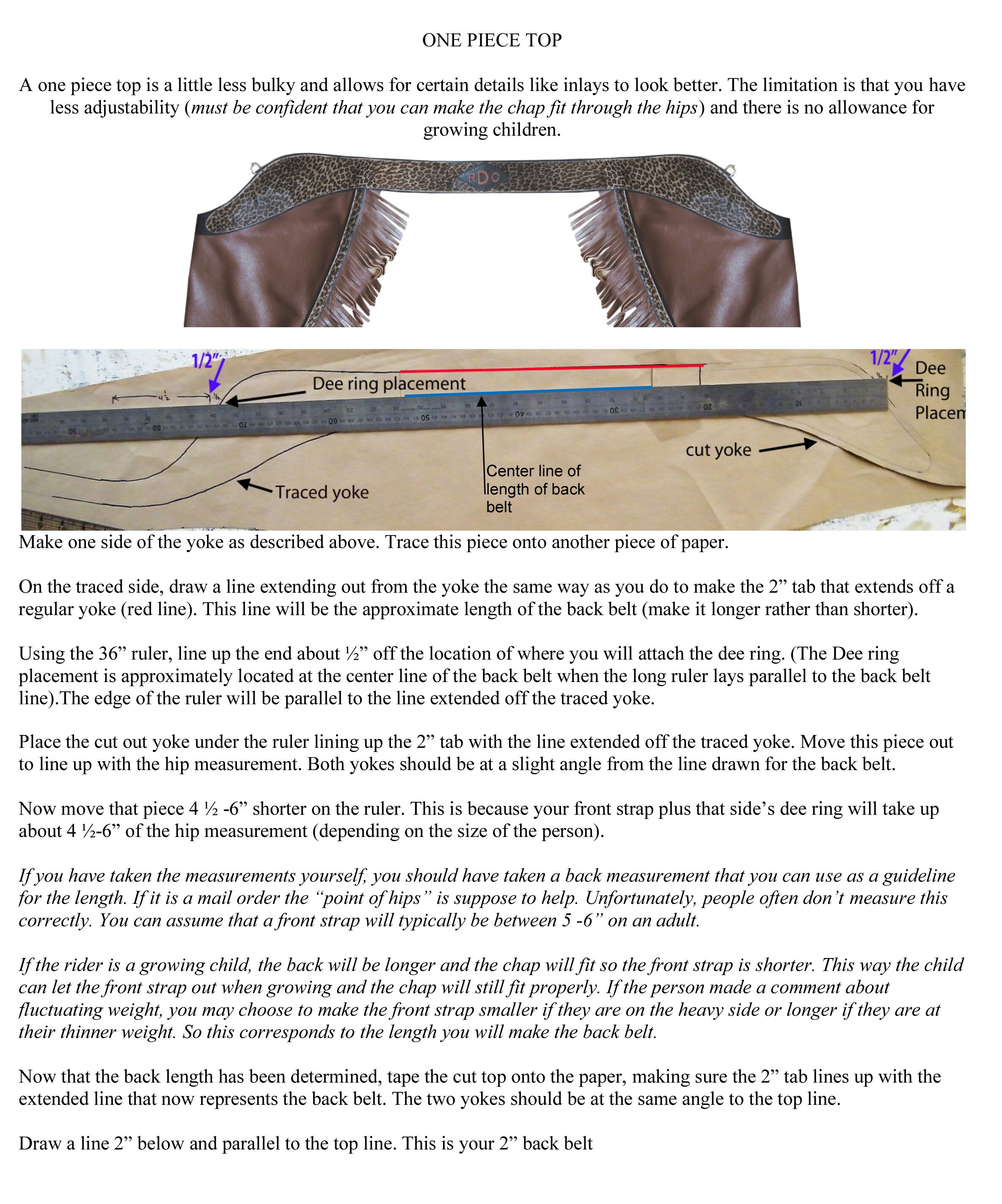 Full Chap Manual. Learn How to Design and Make Your Own Made to Measure ...