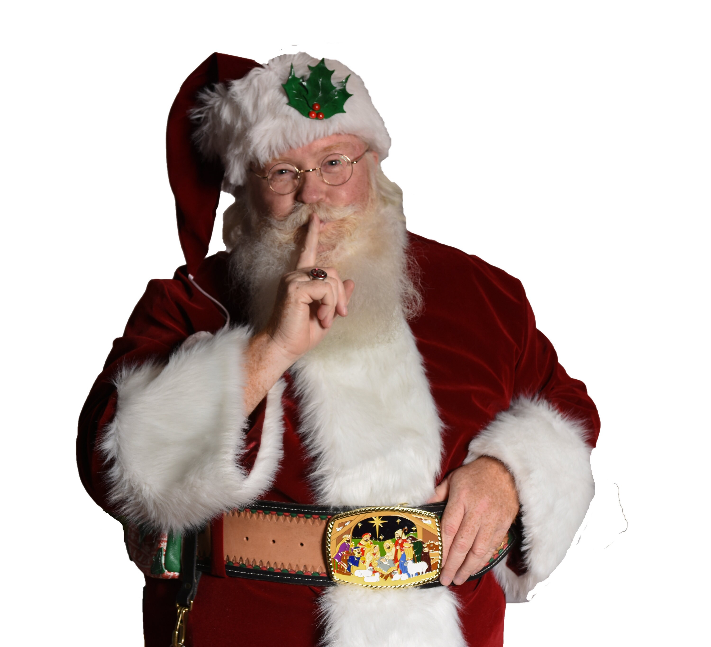 Santa Overlay (shhhhh) - Etsy