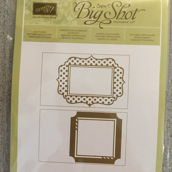 Stampin up Retired Embossing Folders - Etsy