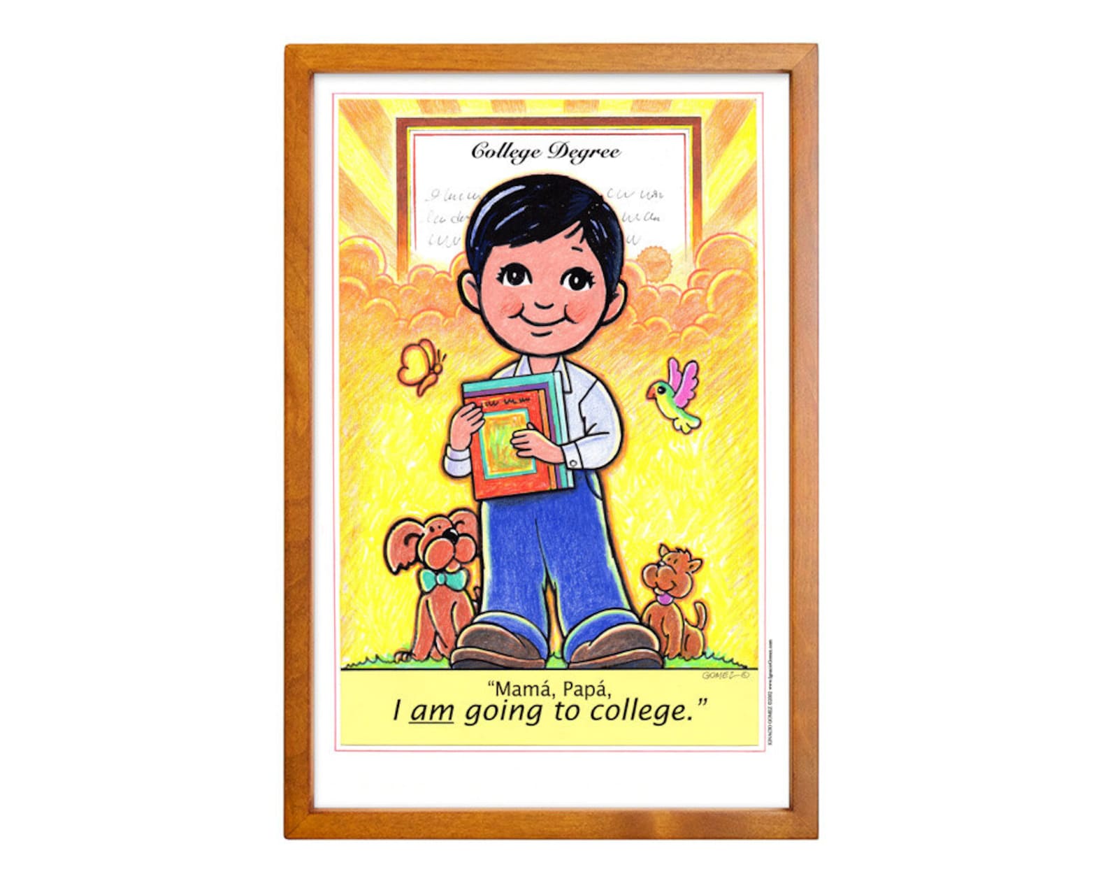 Mijo I Am Going to College Wall Art Poster Print - Etsy
