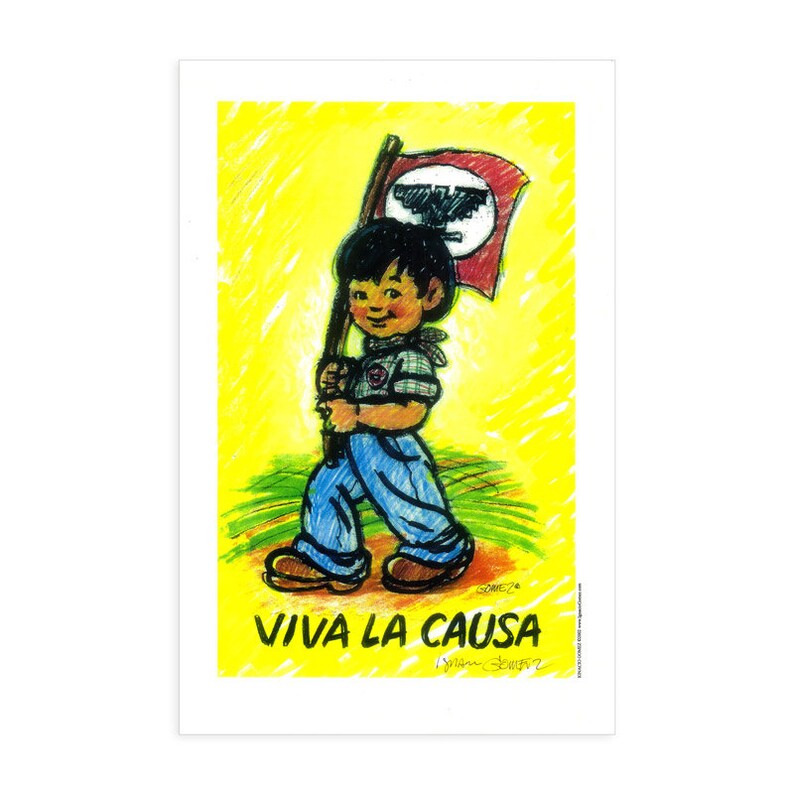 Mijo Viva LA Causa Wall Art Poster Print - Etsy