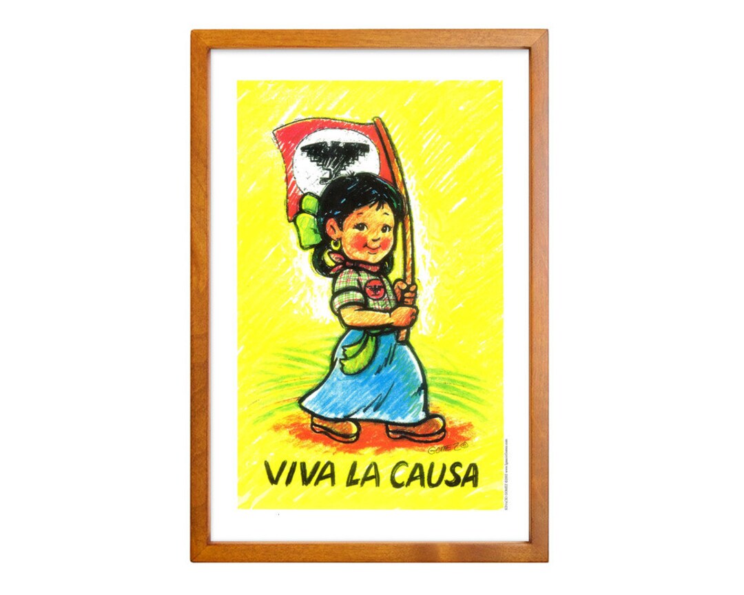 Mija Viva La Causa Wall Art Poster Print - Etsy