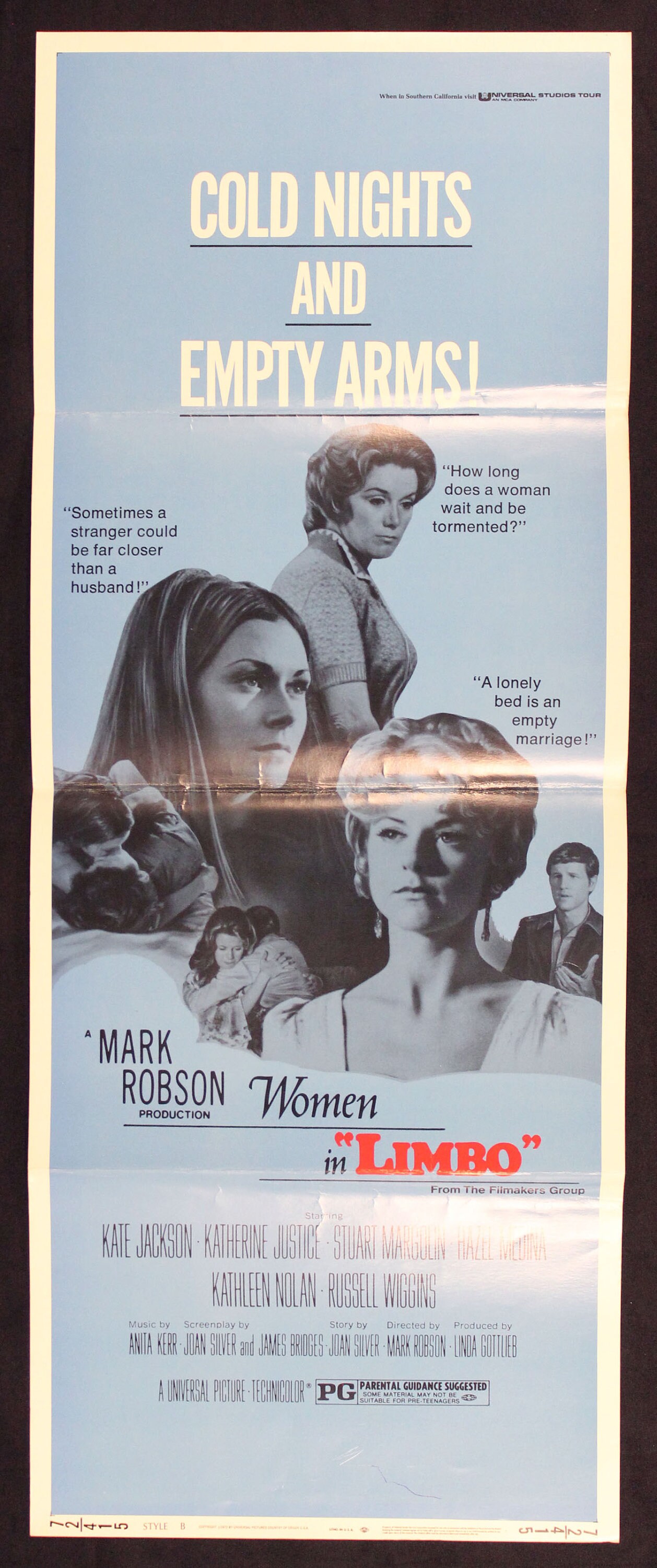 Vintage 70s Movie Poster - Original 1972 Women in Limbo - Retro 70's ...
