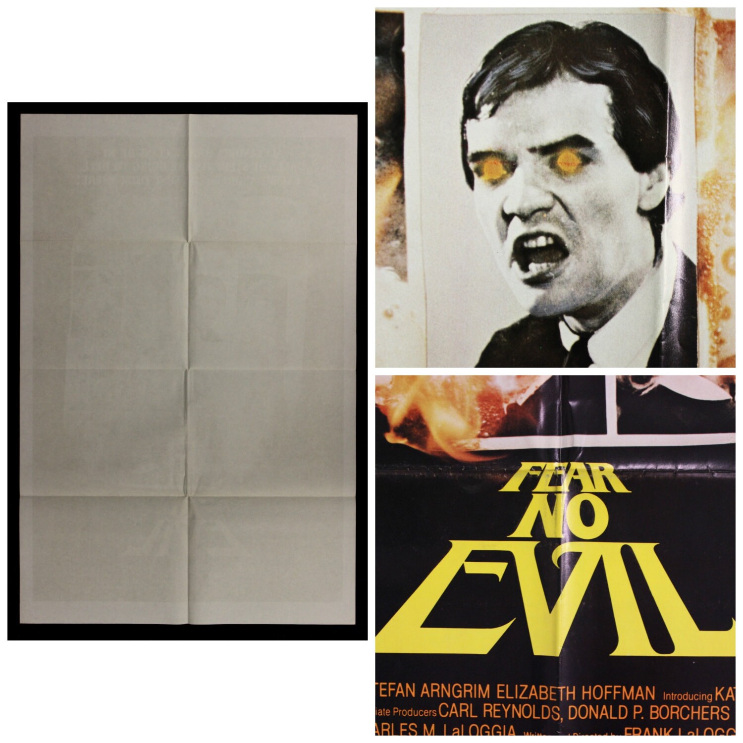 Vintage 80s Movie Poster Original 1981 Fear No Evil Retro 80's Film One ...