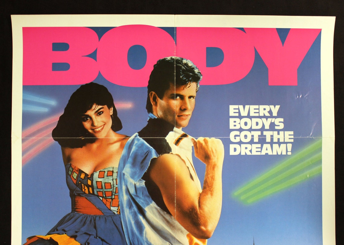 Vintage 80s Movie Poster Original 1984 Body Rock Retro 80's Film One ...