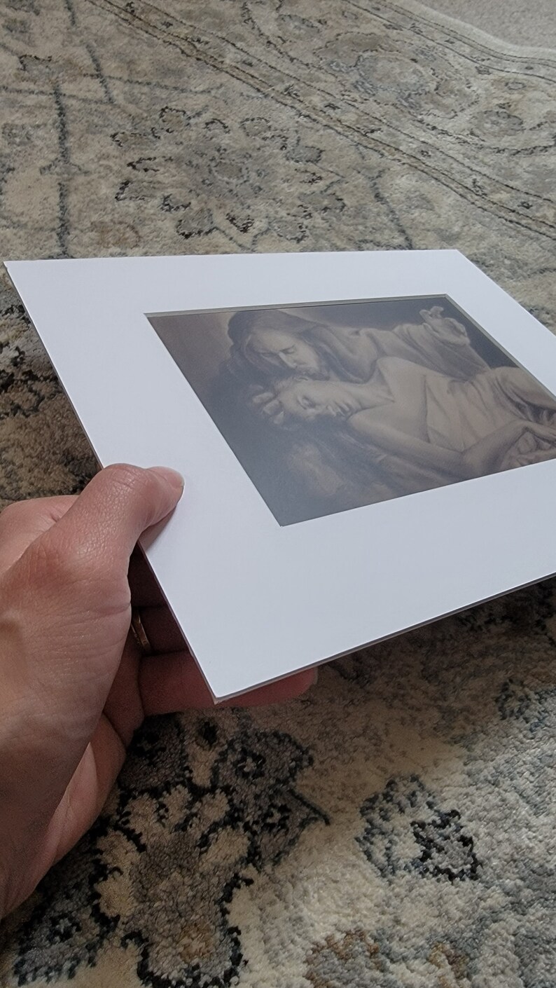 Talitha Koum Art Print 5x7 Matted Print Sacred Art Drawing Catholic Art ...