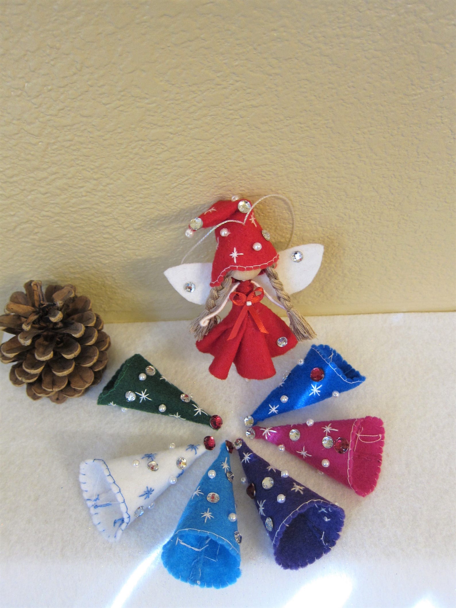 Miniature Fairy Elf Girl Elf Ornament Fairy Ornament - Etsy