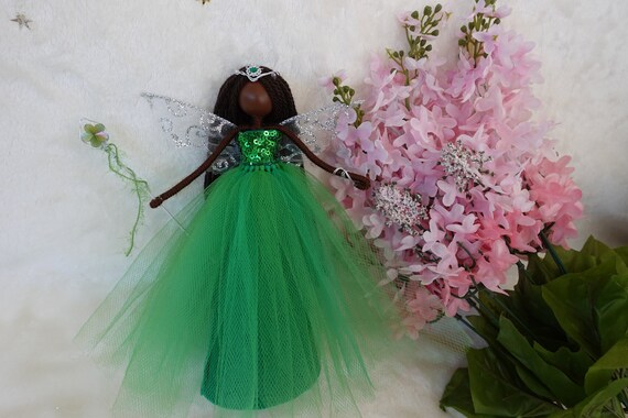 Green Fairy Tree Topper Angel Tree Topper Green Fairy Doll | Etsy