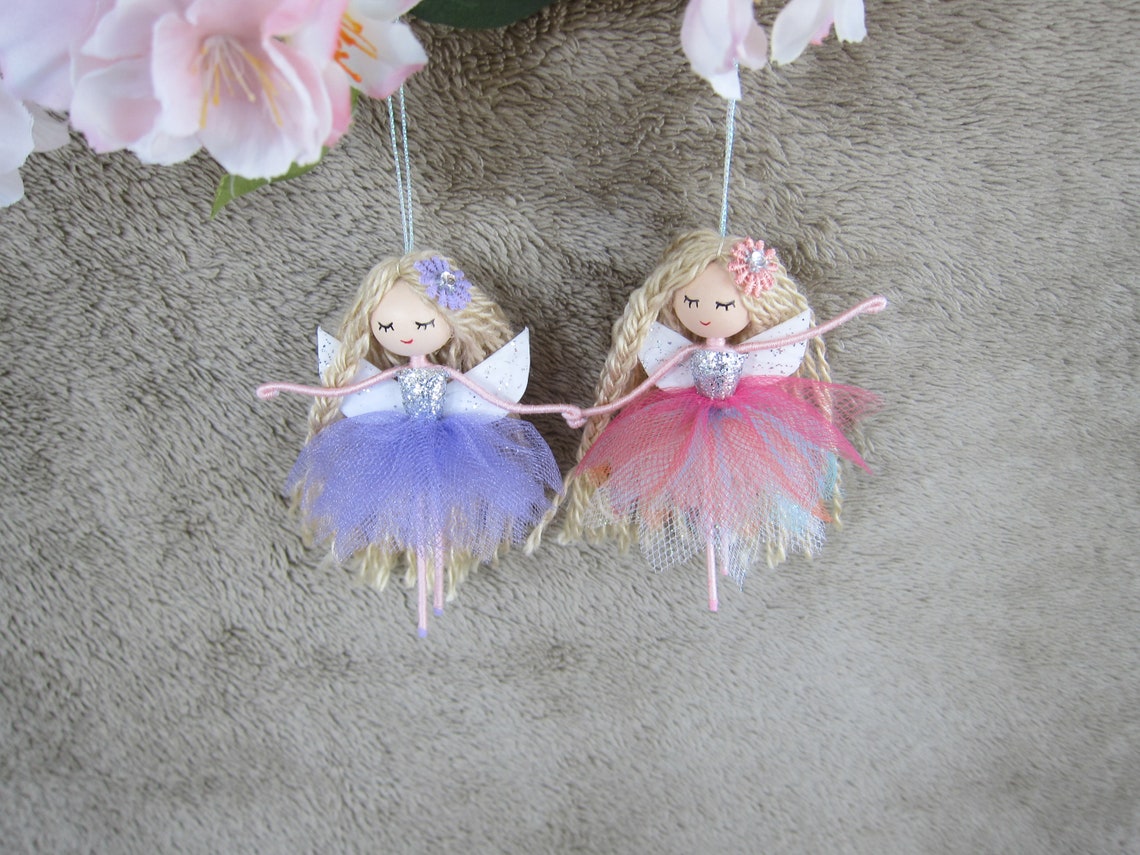 Miniature Ballerina Fairies Ballerina Fairy Ornaments | Etsy