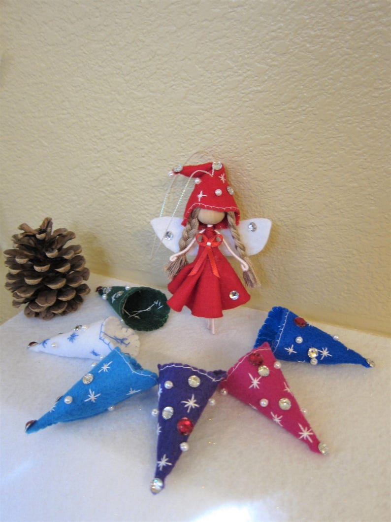 Miniature Fairy Elf Girl Elf Ornament Fairy Ornament - Etsy