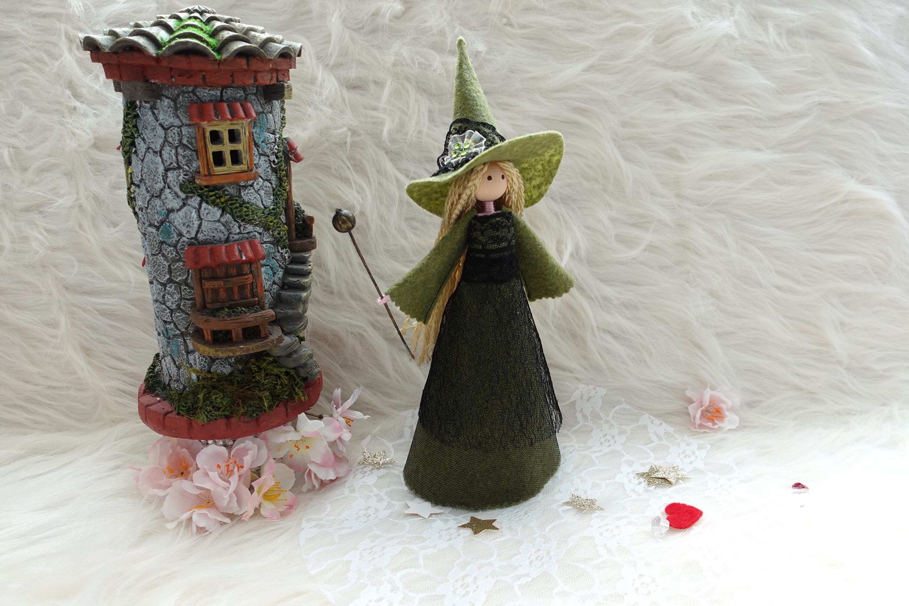 Witch Doll Halloween Witch Handmade Witch Handmade Witch - Etsy