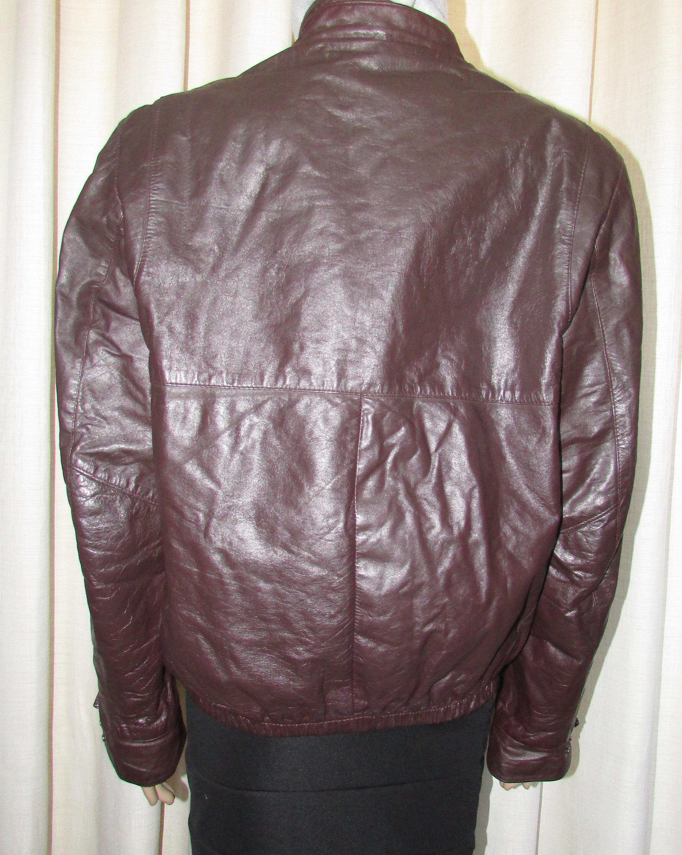 Vintage Beautiful Brown Leather Bicker Jacket/joli Jacket De - Etsy