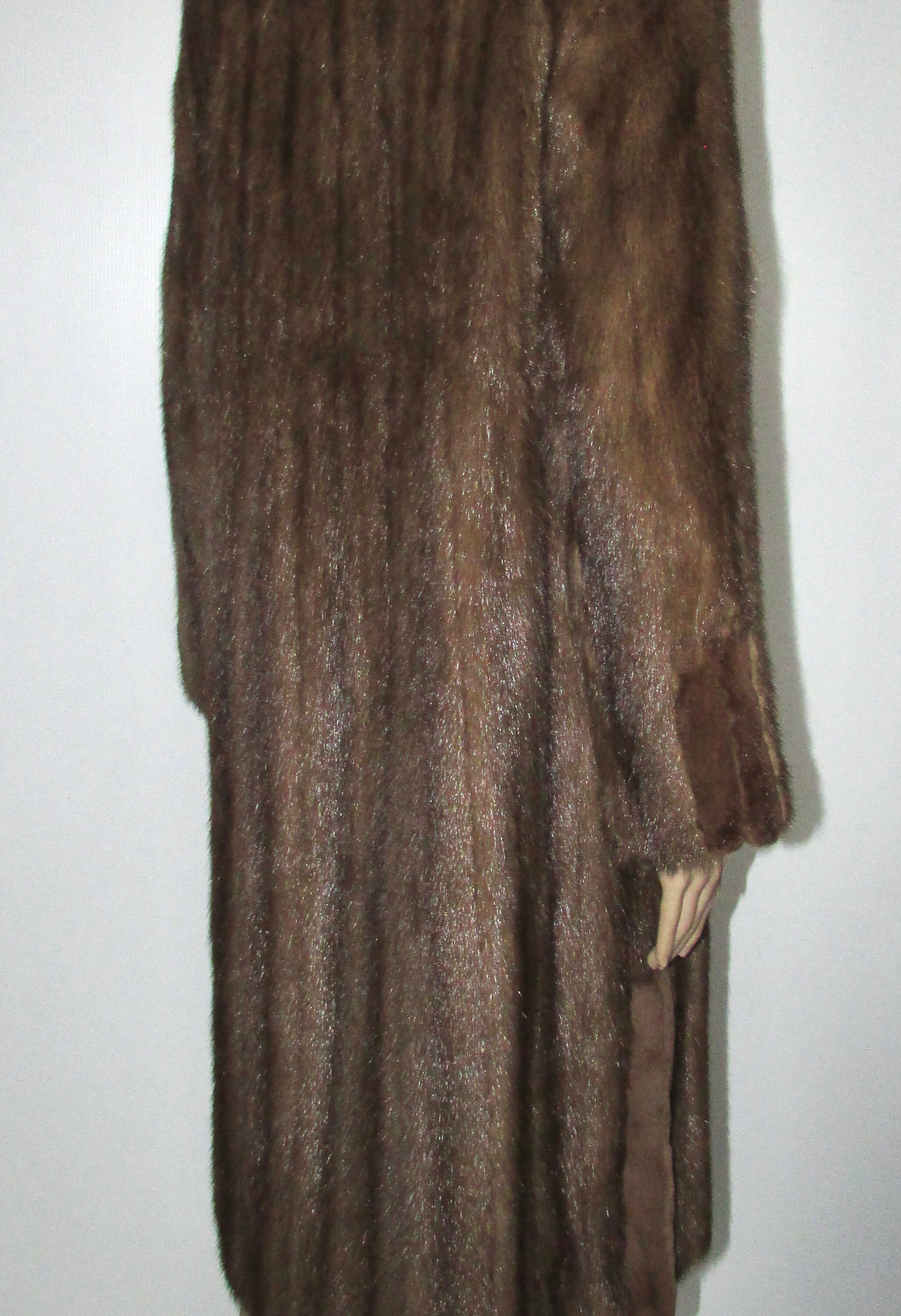 Vtg Super Medium Brown Mink Fur Coat /sheared Details /superb Medium ...