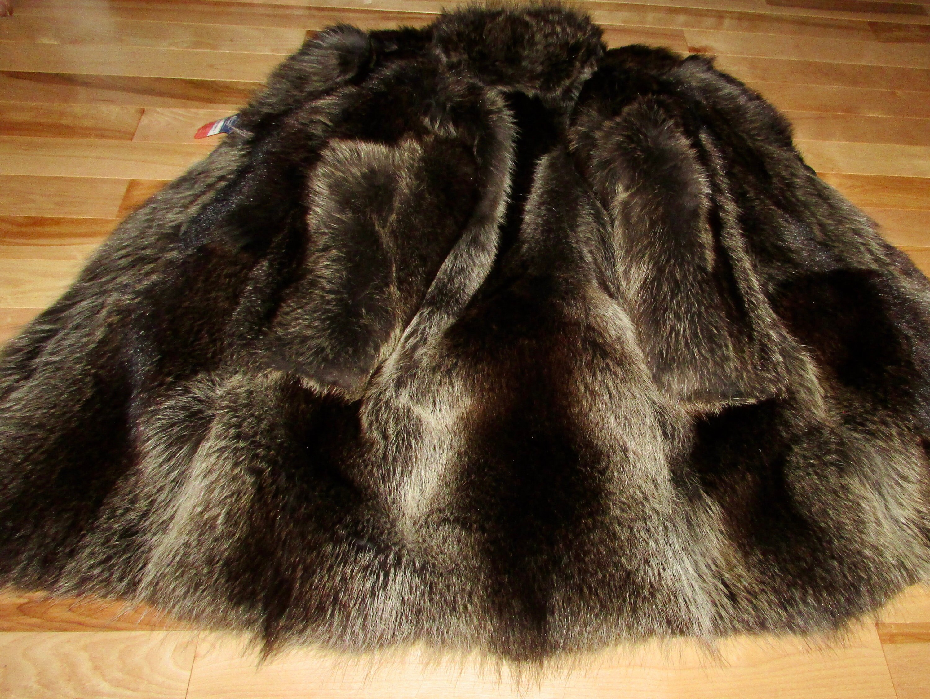 Vintage Beautiful Real Natural Raccoon Fur Coat/ Manteau En - Etsy