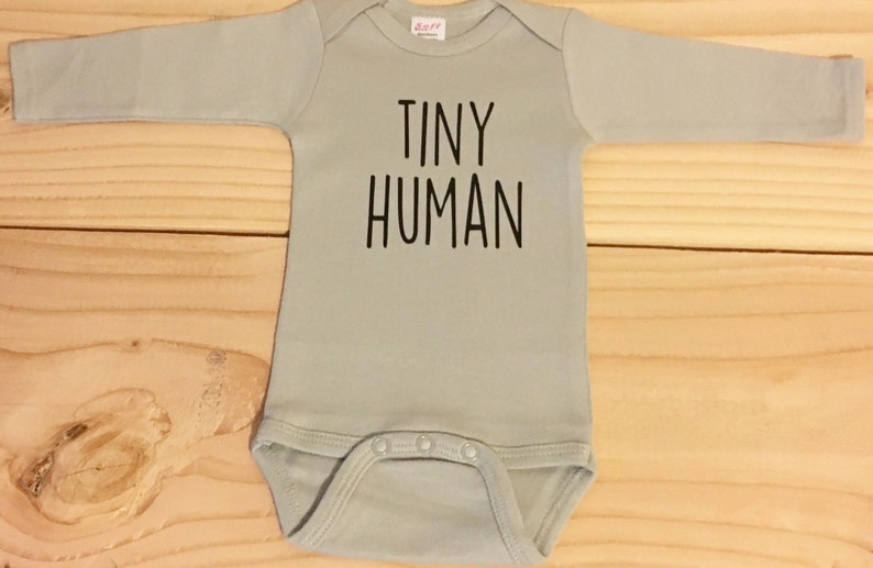 Tiny Human Baby Onesie Gerber Onesie Tiny Human Funny Baby - Etsy
