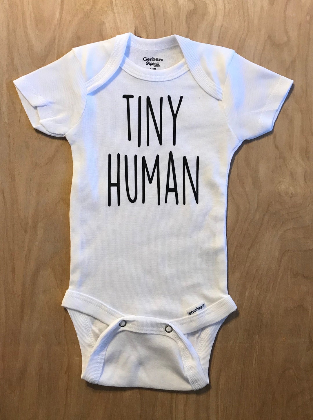 Tiny Human Baby Onesie, Gerber Onesie, Tiny Human, Funny Baby Onesie ...