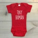 Tiny Human Baby Onesie, Gerber Onesie, Tiny Human, Funny Baby Onesie ...