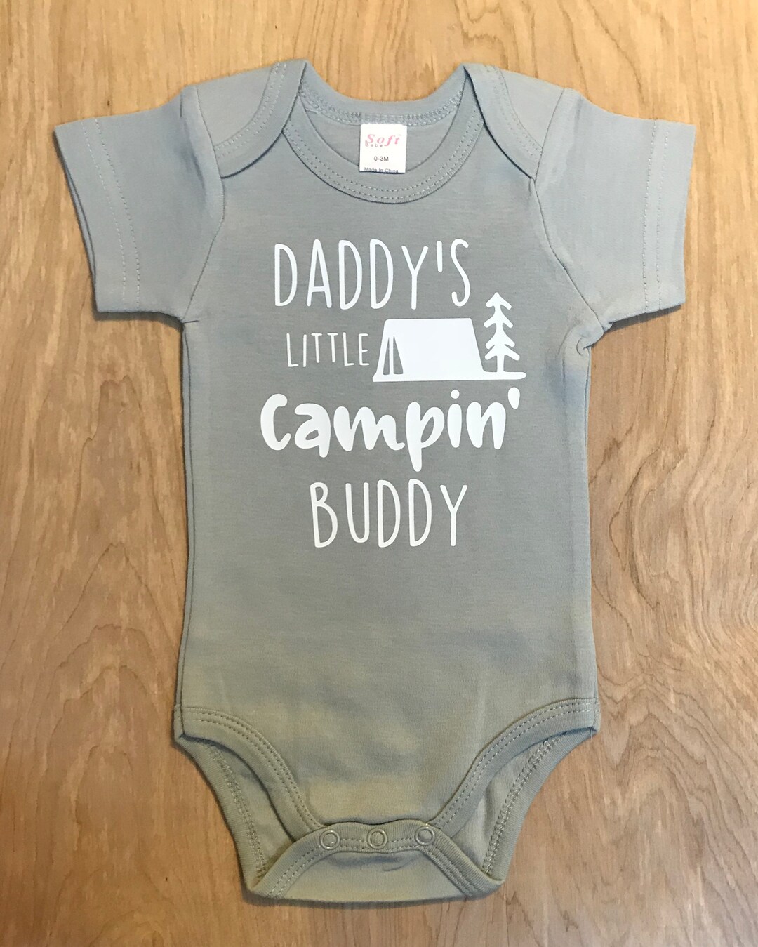 Daddys Little Campin Buddy Onesie Gerber Onesie Camping Baby - Etsy