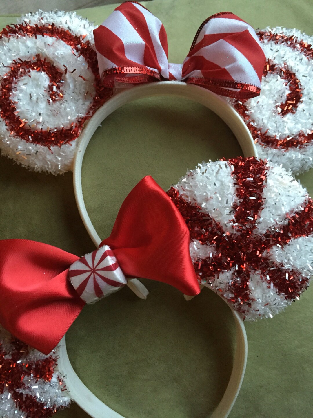 Peppermint Swirl Ears, Ears, Mouse Ears, Headband, Minnie Ears ...