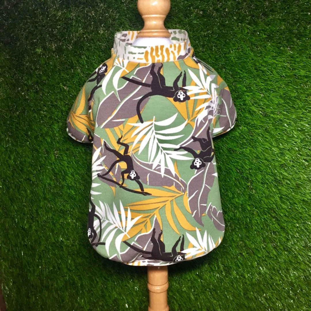 Dog T-shirt Jungle Shirt for Dogs Short-sleeved Dog Clothes - Etsy UK