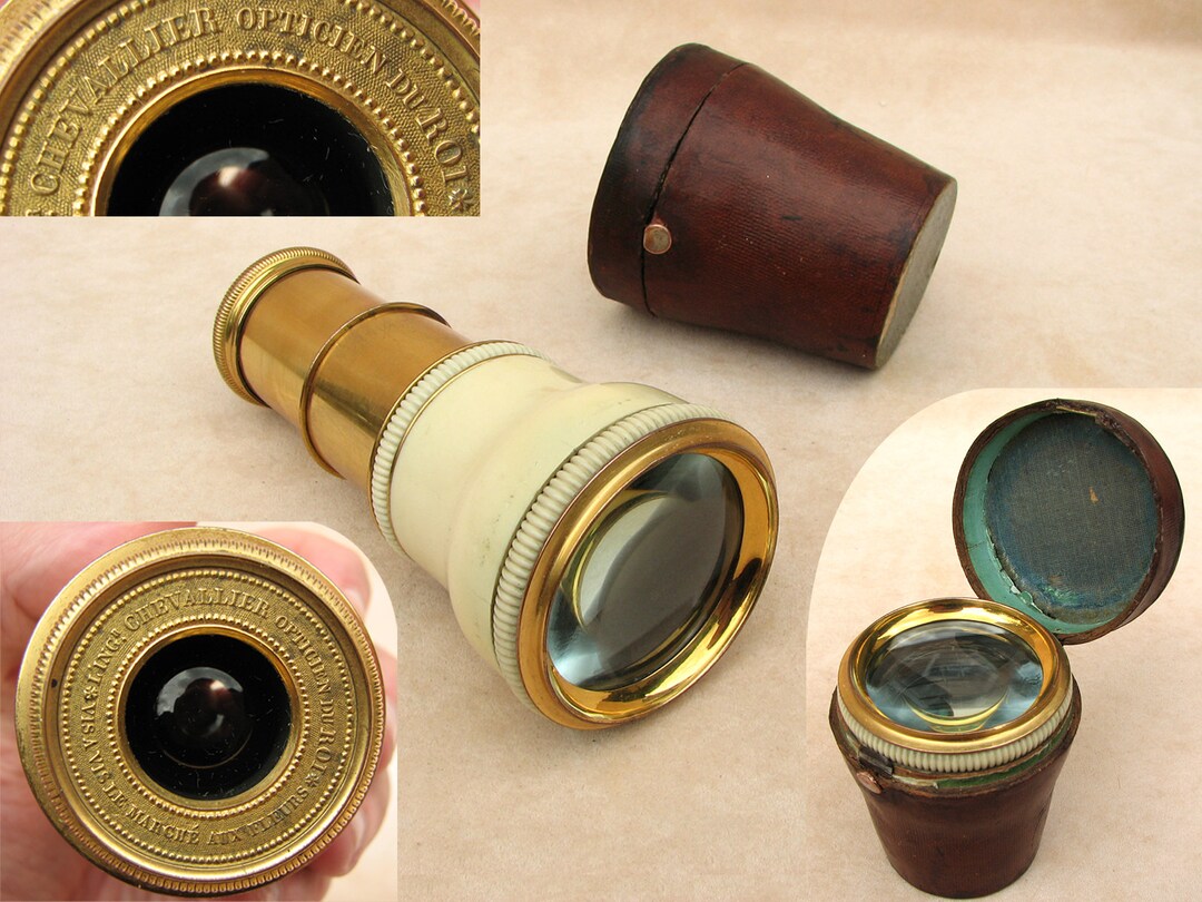 Early 19th Century Chevallier Monocular Opera Glass in Original Case - Etsy