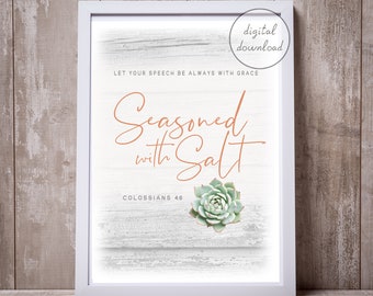 Seasoned With Salt - Etsy