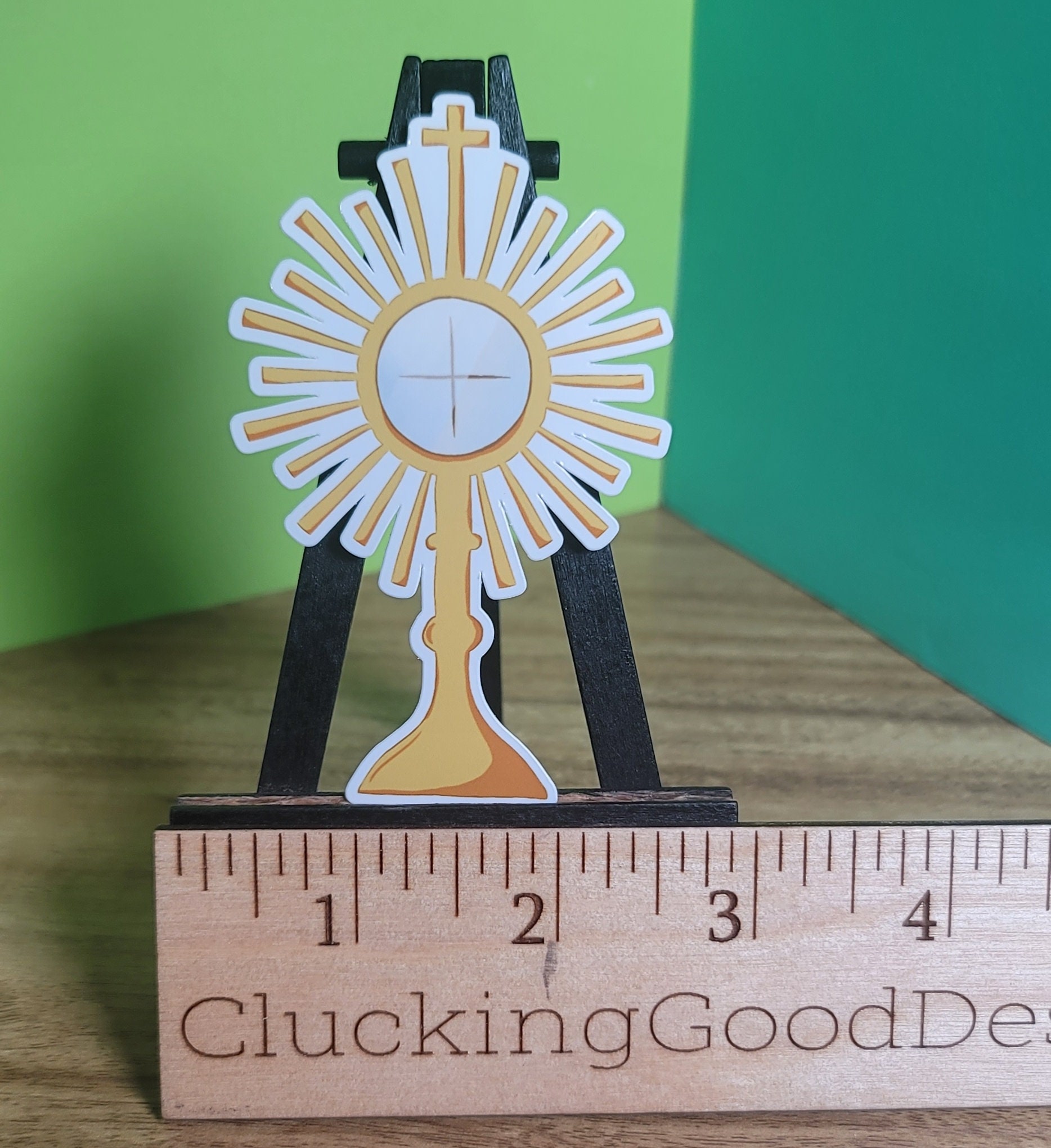 Monstrance Eucharist Catholic Sticker Glossy Laminated Christian Gift Religious - Etsy
