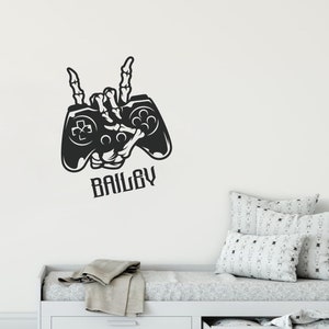 CUSTOM VINYL DECAL Gaming Zone Sticker Video Game Lovers - Etsy