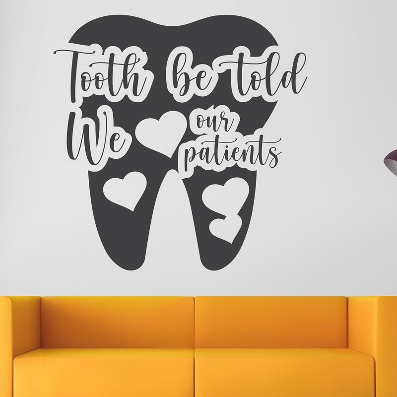 Tooth Decal - Etsy