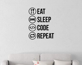 Programmer on Board Decal Coder Lifestyle Geek Code Stickers - Etsy