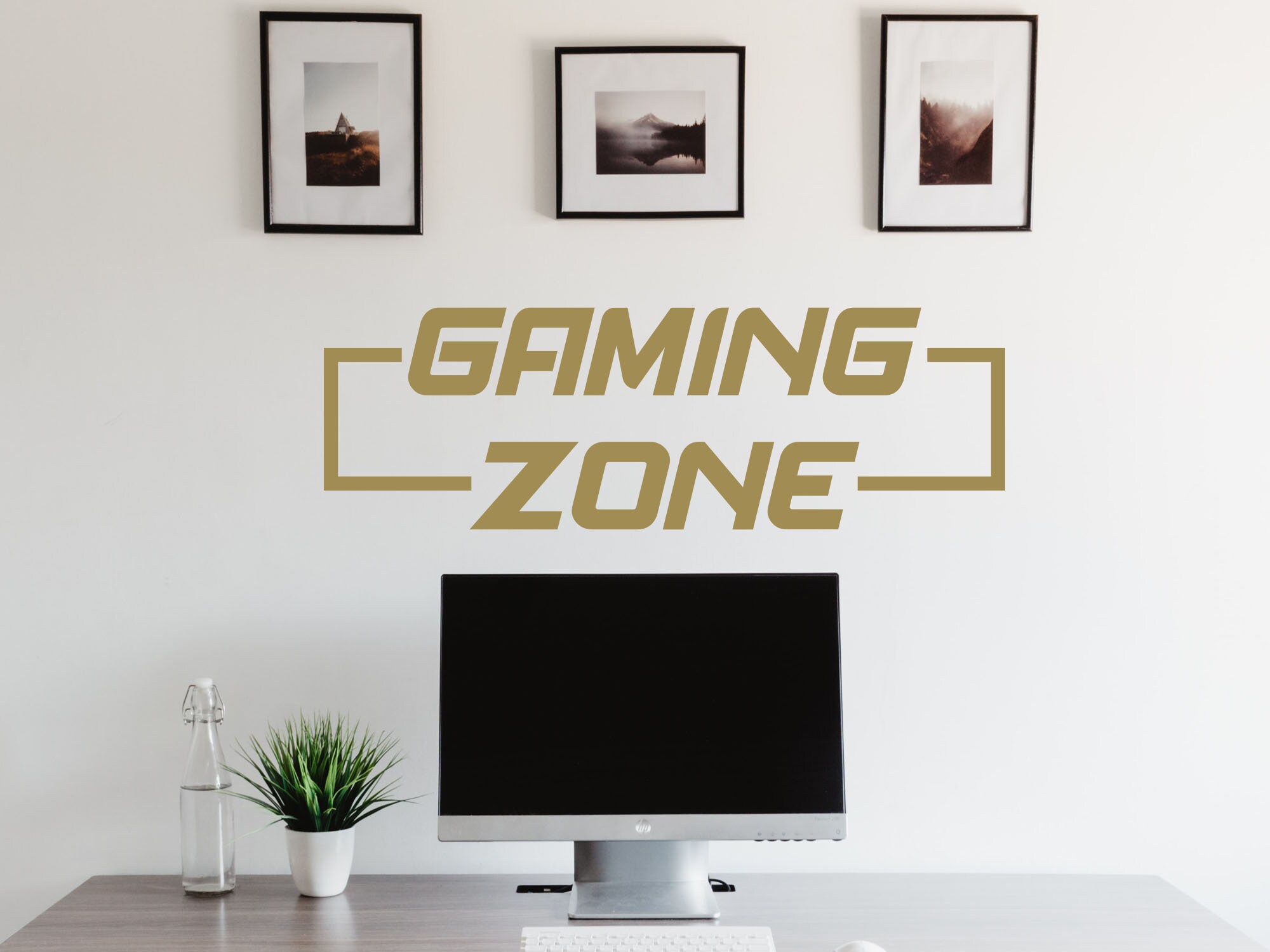 Wall Decal Gaming Zone Decal Video Game Wall Decor Vinyl - Etsy