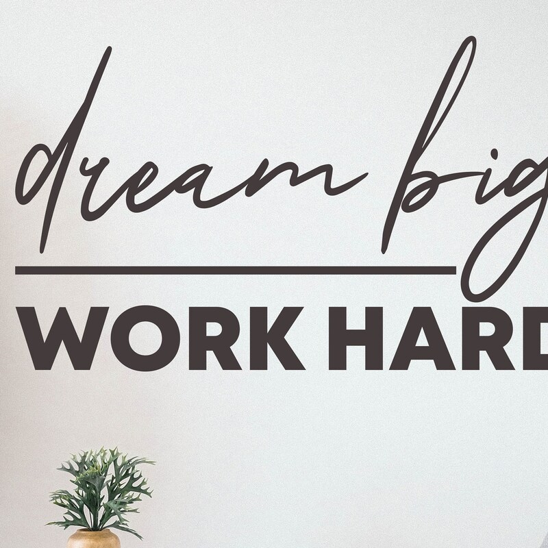 Dream Big Decal - Etsy