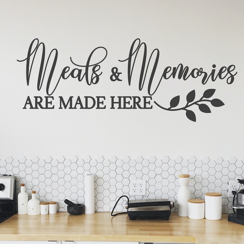 Kitchen Wall Decal - Etsy