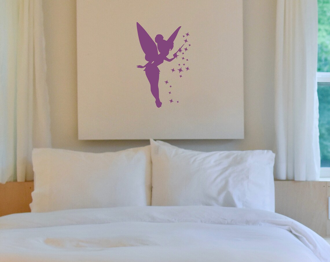 Fairy Wall Decal Tinkerbell Interior Vinyl Decals Stickers - Etsy