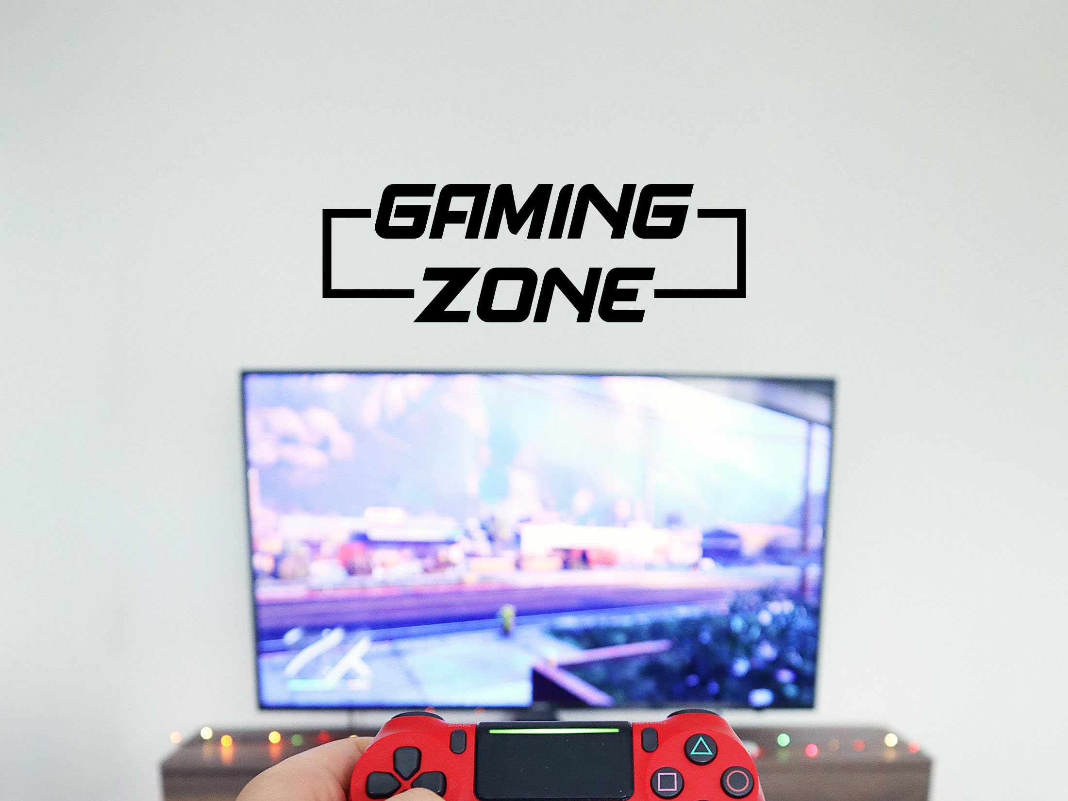 Wall Decal Gaming Zone Decal Video Game Wall Decor Vinyl - Etsy
