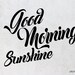 Good Morning Sunshine Wall Decal Bedroom Wall Decor - Etsy