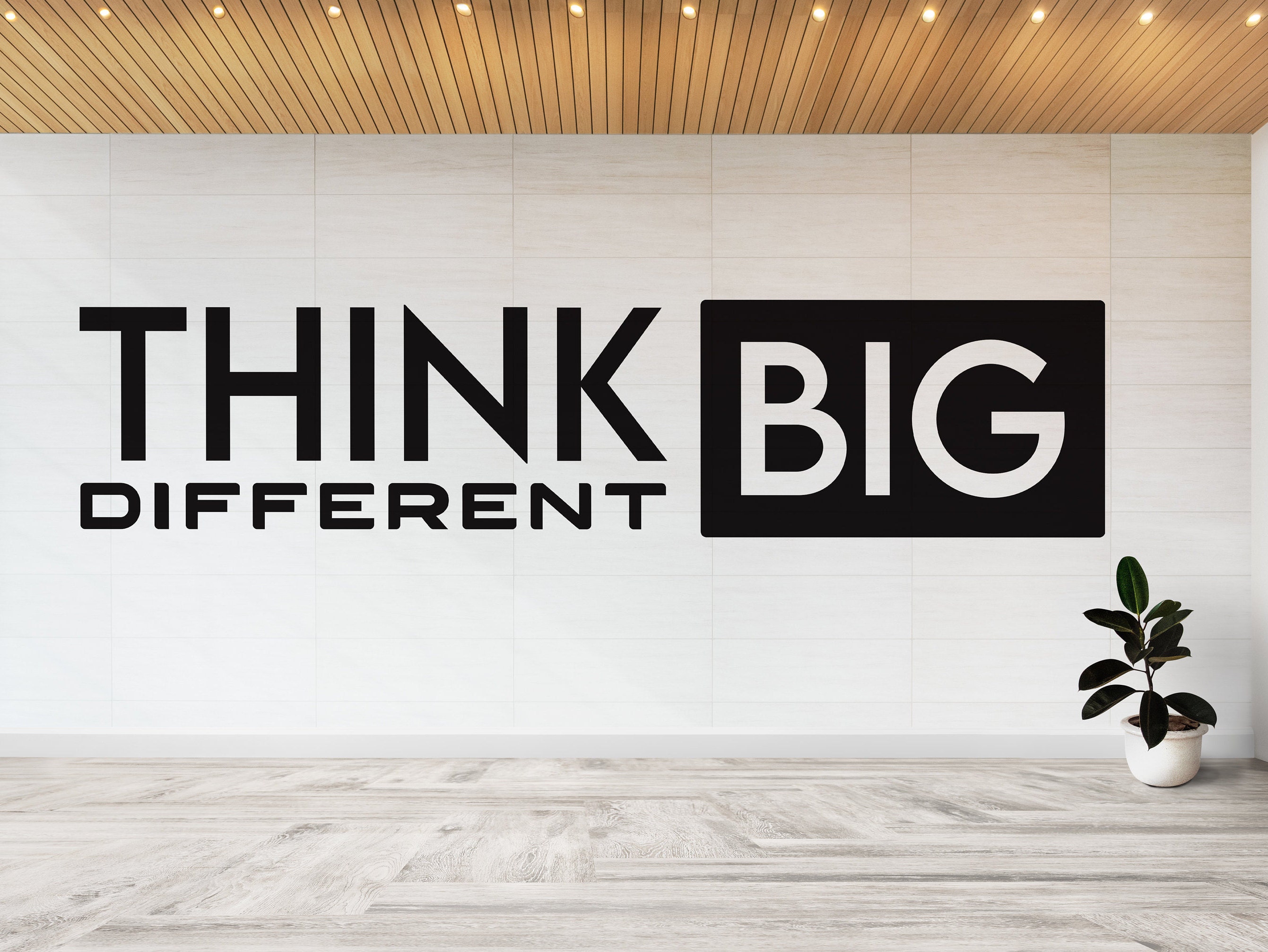 Think Big Think Different Office Wall Decal Meeting Room - Etsy