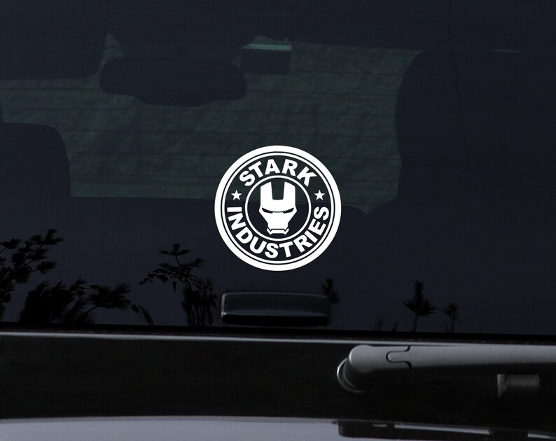 Stark Industries Decal Iron Man Tony Stark Vinyl Decals - Etsy