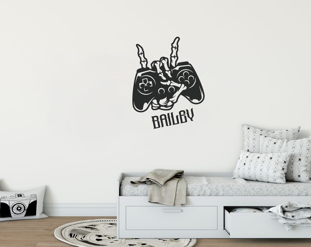 CUSTOM VINYL DECAL Gaming Zone Sticker Video Game Lovers - Etsy