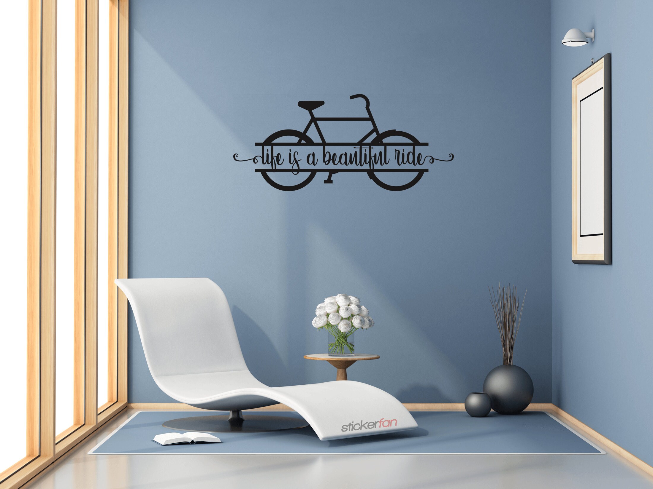 Life is a beautiful ride Wall Decal Bedroom Office Dorm | Etsy