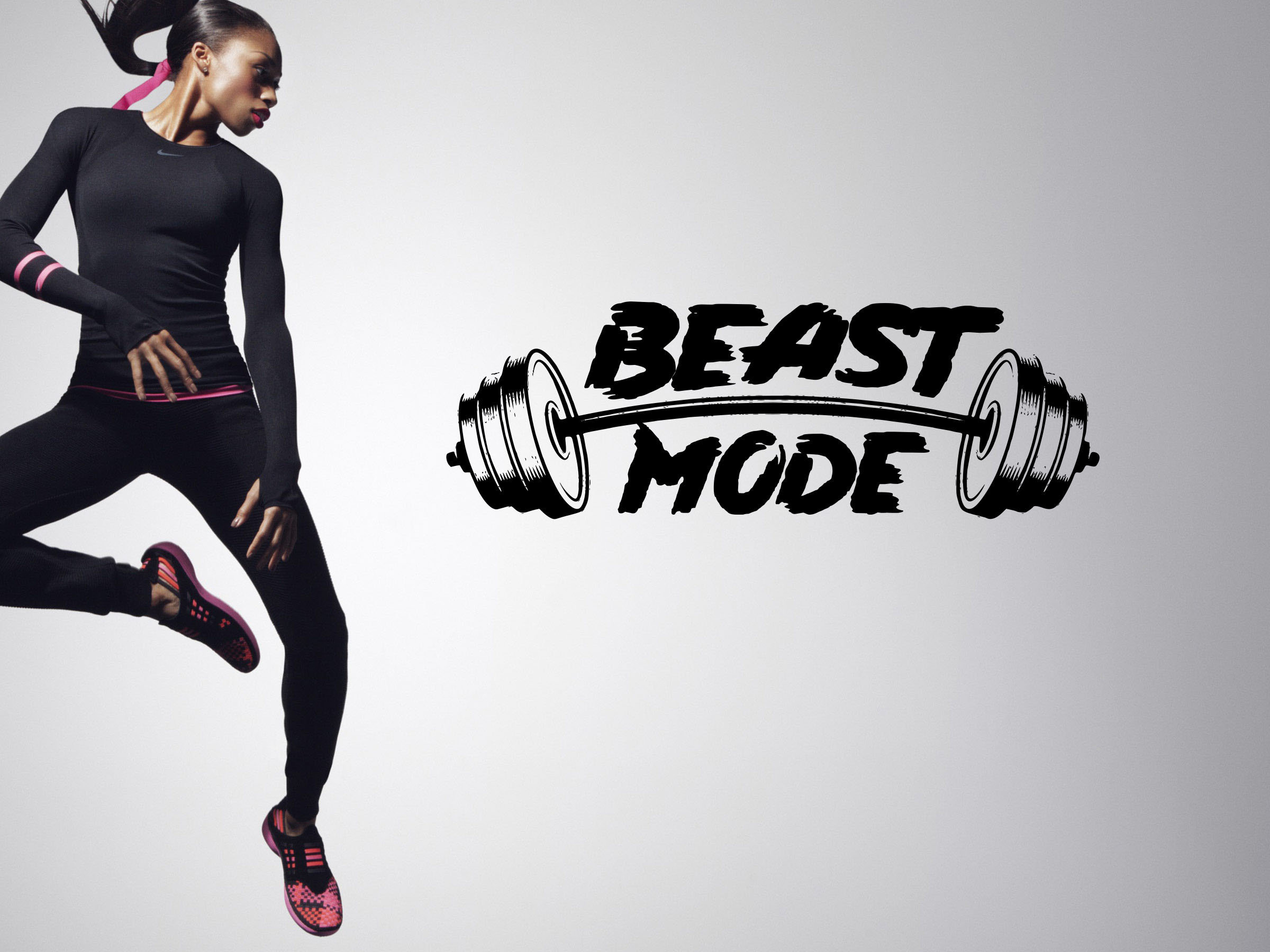 Beast Mode Gym Wall Decal Home Gym Decor Fitness Wall | Etsy