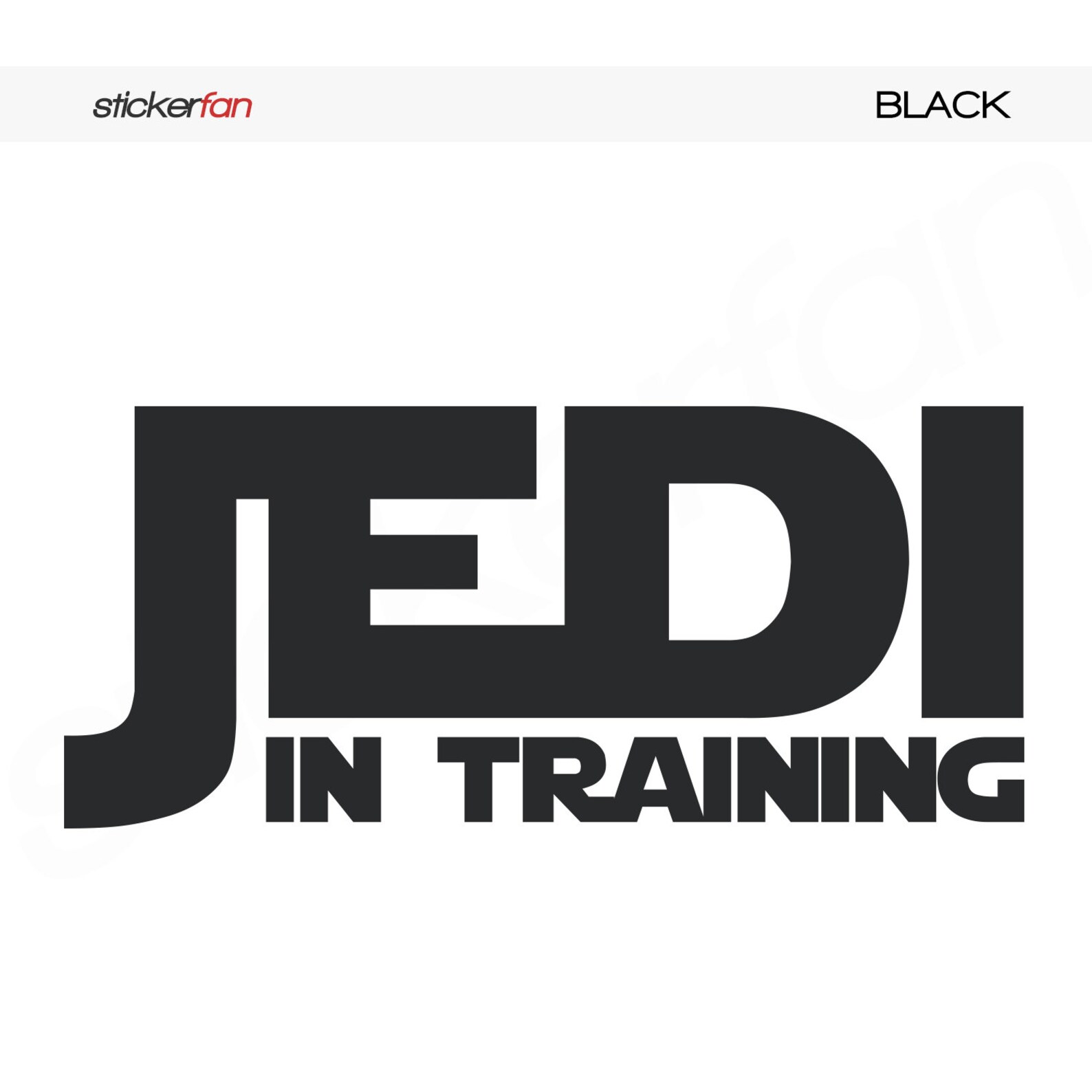 Jedi in Training Star Wars Vinyl Wall Decal - Etsy