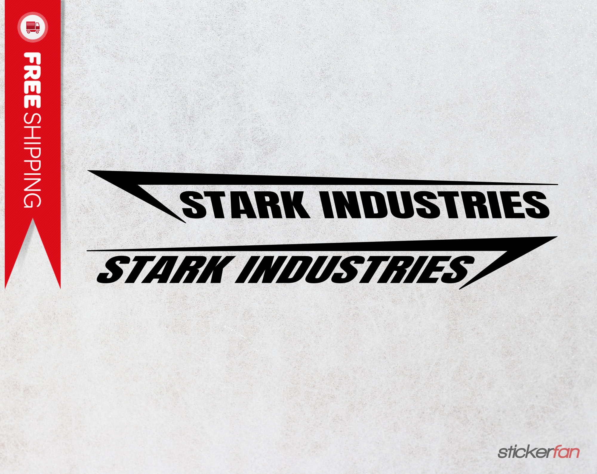 Stark Industries Decal Set Iron Man Custom Vinyl Lettering | Etsy