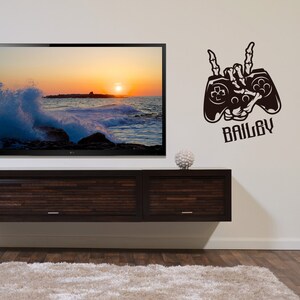 CUSTOM VINYL DECAL Gaming Zone Sticker Video Game Lovers - Etsy